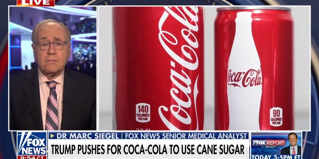 Trump claims Coca-Cola is ditching high-fructose corn syrup in favor of ...