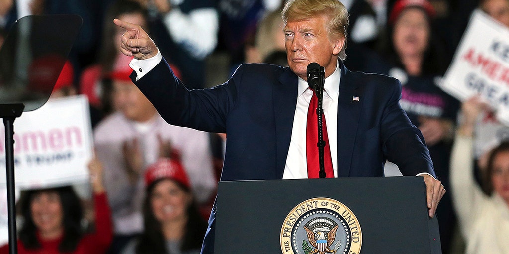 Trump slams impeachment trial at New Jersey rally | Fox News Video