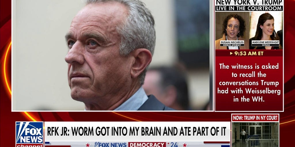 RFK Jr. touted for 'full disclosure' about brain worm while campaigning ...