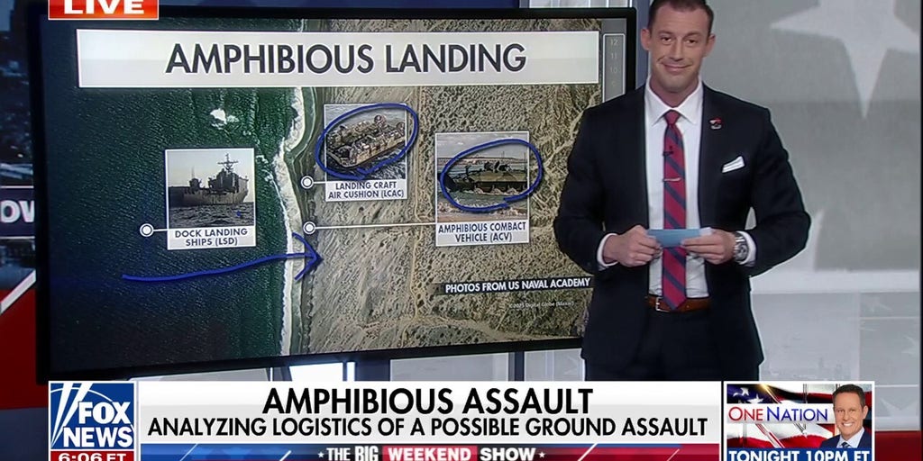 Joey Jones breaks down what an amphibious assault looks like | Fox News ...