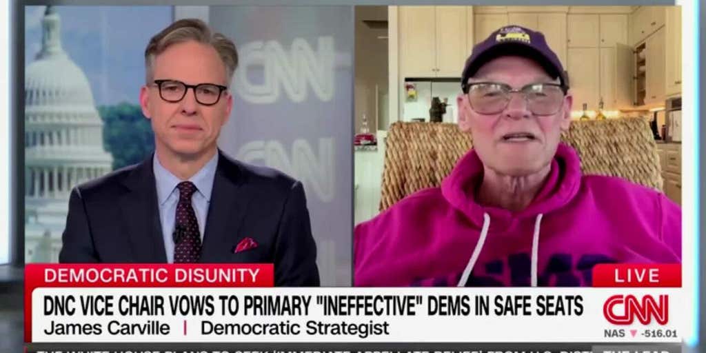 James Carville calls David Hogg's plan to primary 'ineffective' Dems ...