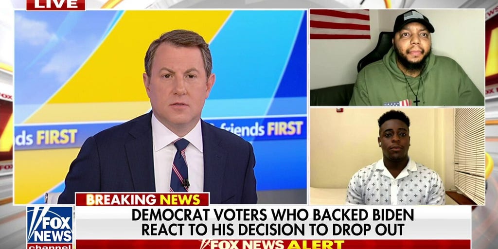 Former Democrat voters react to Biden dropping out of 2024 race | Fox ...