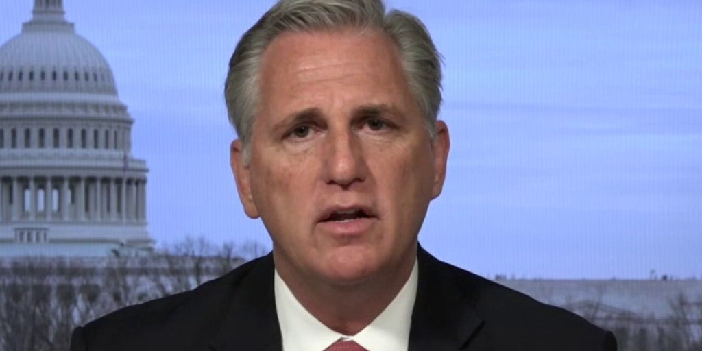 Rep Mccarthy Best Way For Biden To Bring Unity Is To Dismiss