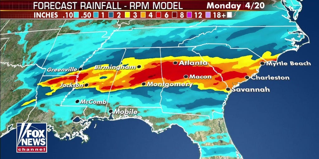 Severe weather forecast through Monday | Fox News Video