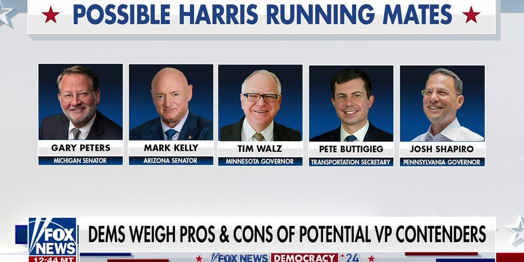 Kamala Harris looks to make VP decision by early August | Fox News Video
