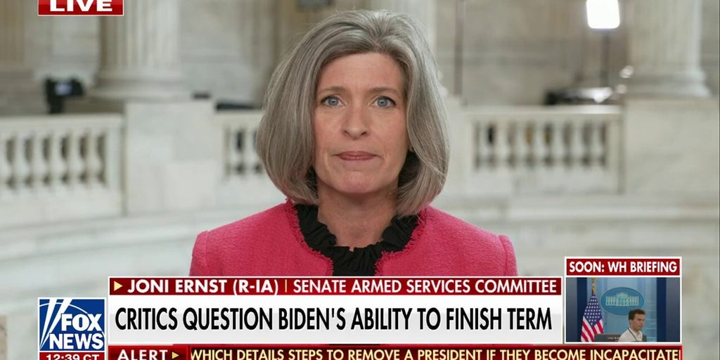Sen. Joni Ernst expresses 'serious concerns' about final months of ...