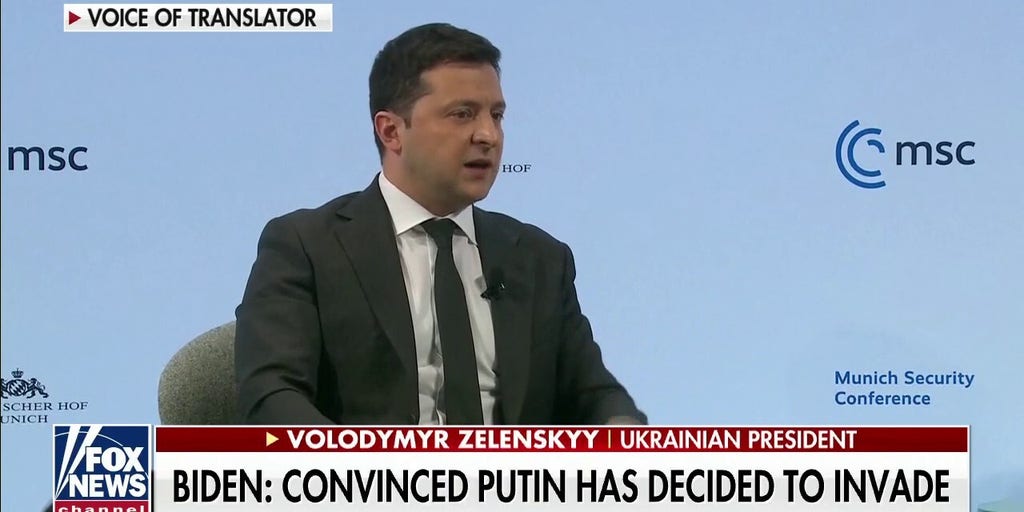 Ukraine's president urges US sanctions against Russia | Fox News Video