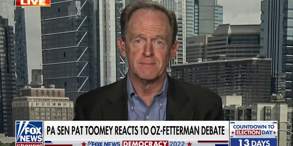 Fetterman-Oz debate was ‘painful and difficult’ to watch: Sen. Pat ...