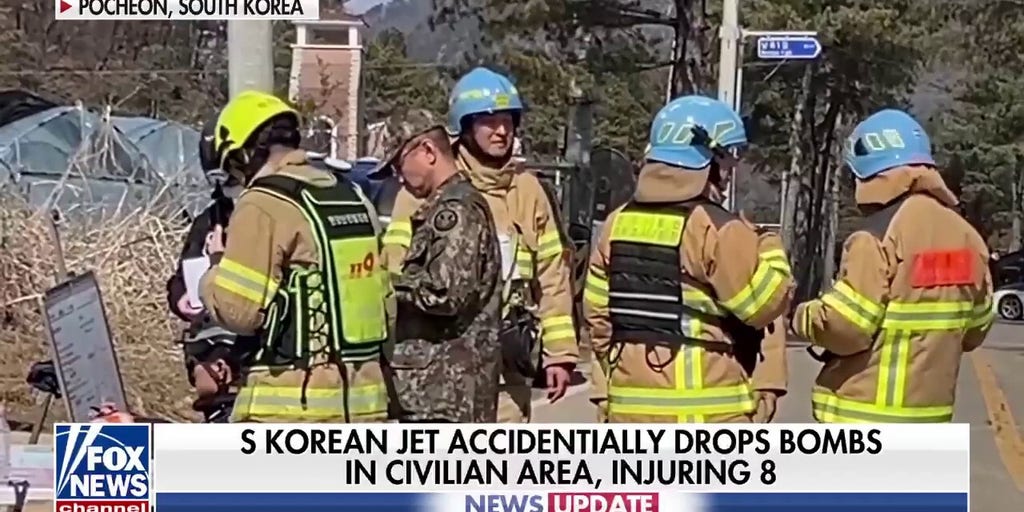 South Korean fighter jet accidentally drops bombs during training ...