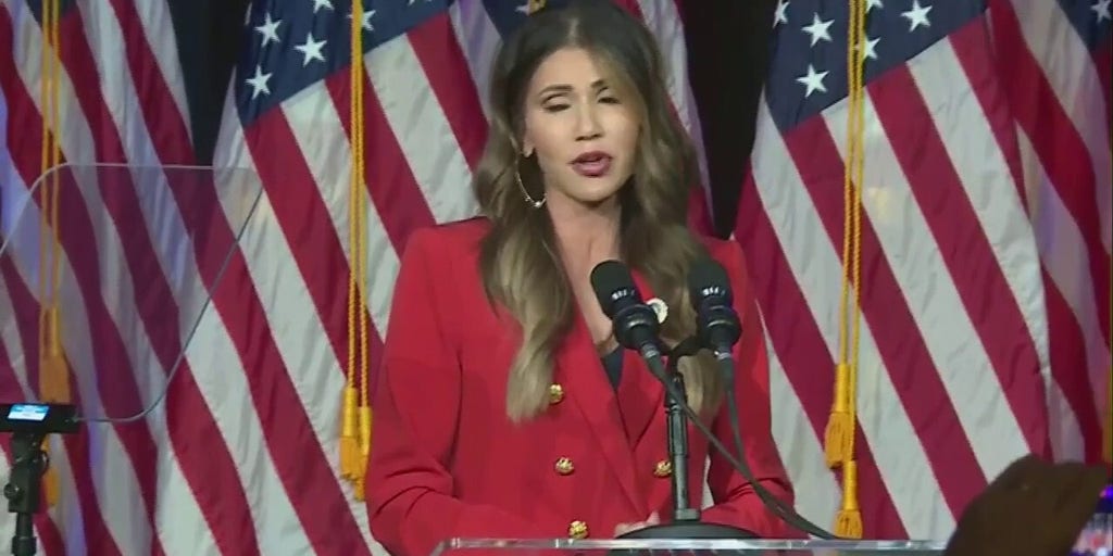 South Dakota Gov Kristi Noem Slams Biden In Re Election Speech Fox