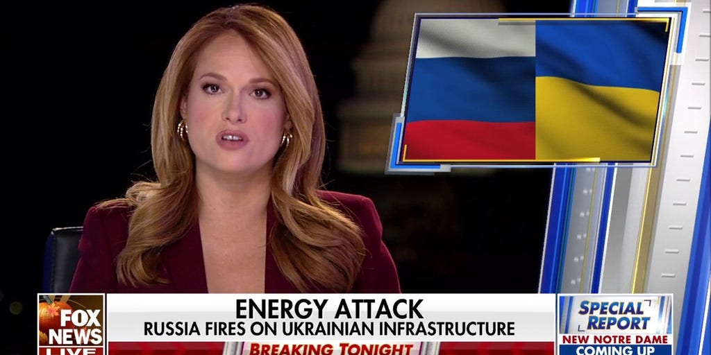 Russia launches another attack on Ukrainian infrastructure | Fox News Video