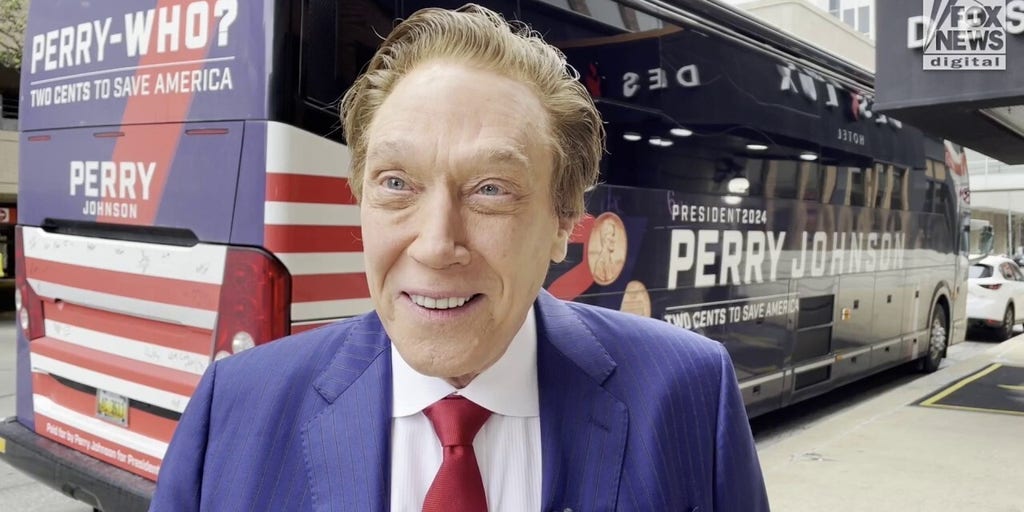 Republican presidential candidate Perry Johnson says he's 'not worried ...