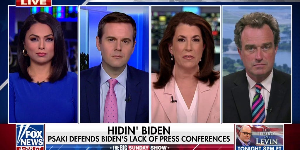 Panelists blast Biden for low number of press conferences | Fox News Video