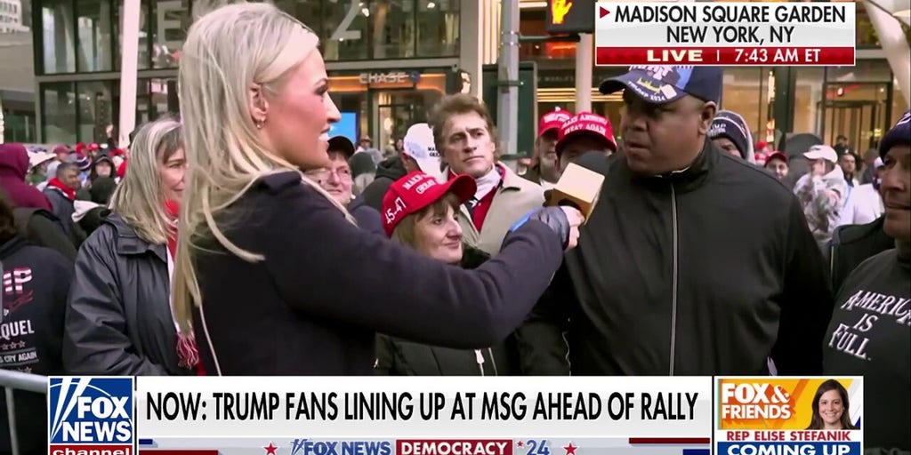 Trump supporters flock to MSG ahead of sold-out rally | Fox News Video