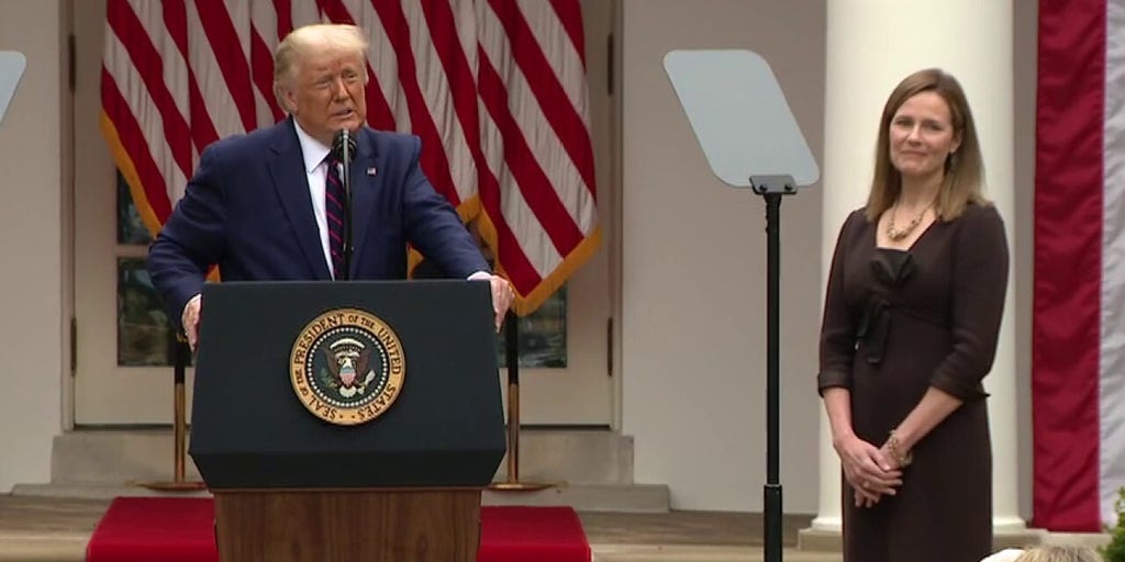 Trump on Amy Coney Barrett's achievements | Fox News Video