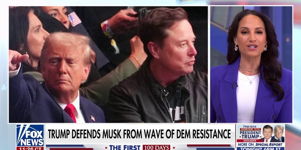 Trump defends Musk's DOGE amid Dems' resistance efforts | Fox News Video