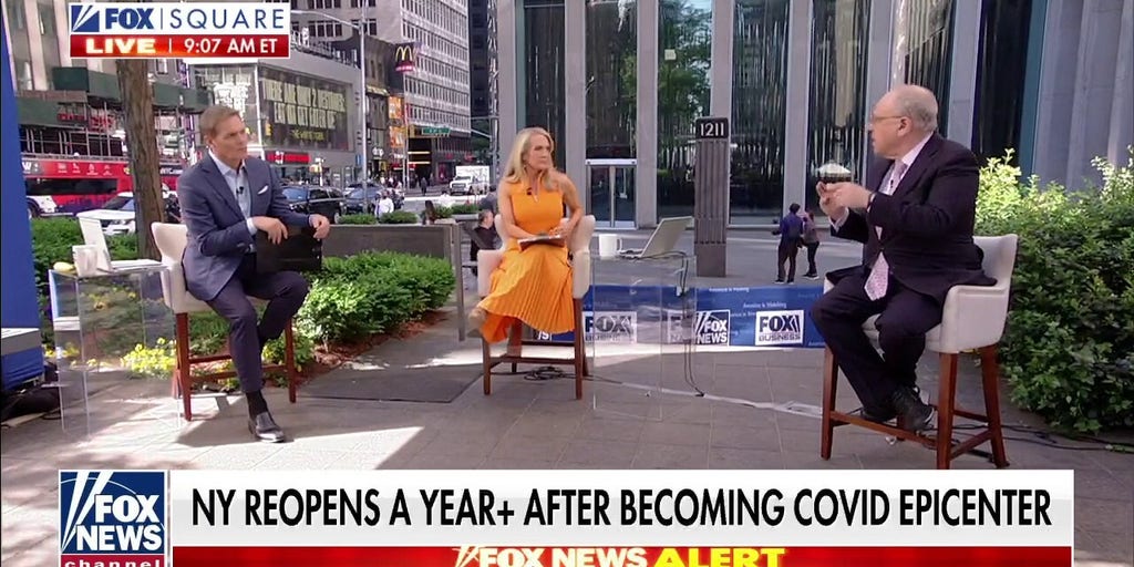 'America's Newsroom' live from FOX Square as NYC reopens | Fox News Video