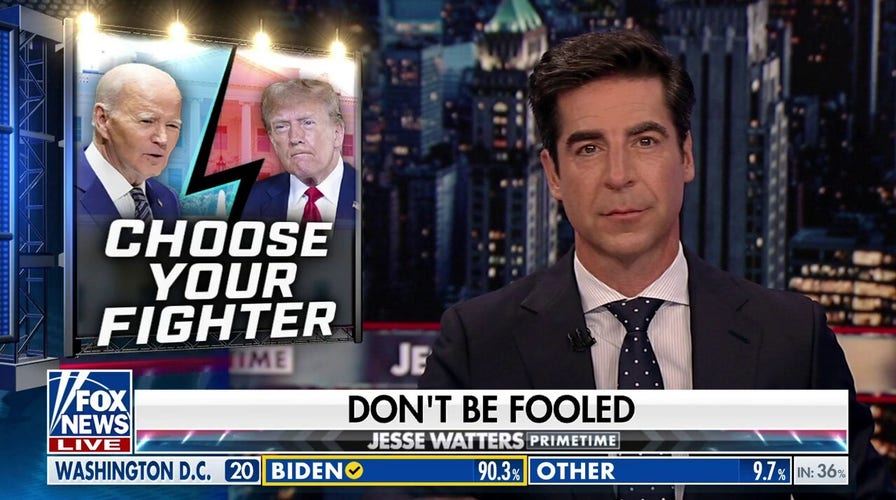 Jesse Watters: There's only one man running to preserve the safety of ... Jesse Watters: There's only one man running to preserve the safety of ...