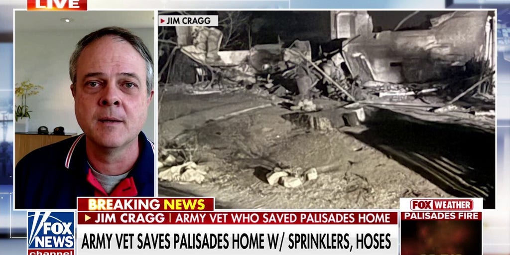 Army vet reveals how he saved his home from Palisades Fire | Fox News Video