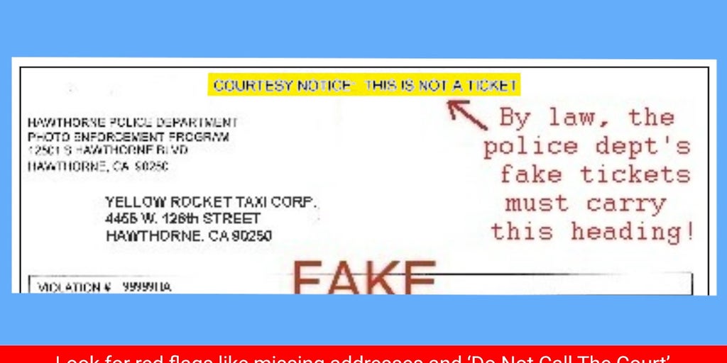 'CyberGuy': Is your camera ticket a fake? Here’s how to tell | Fox News ...