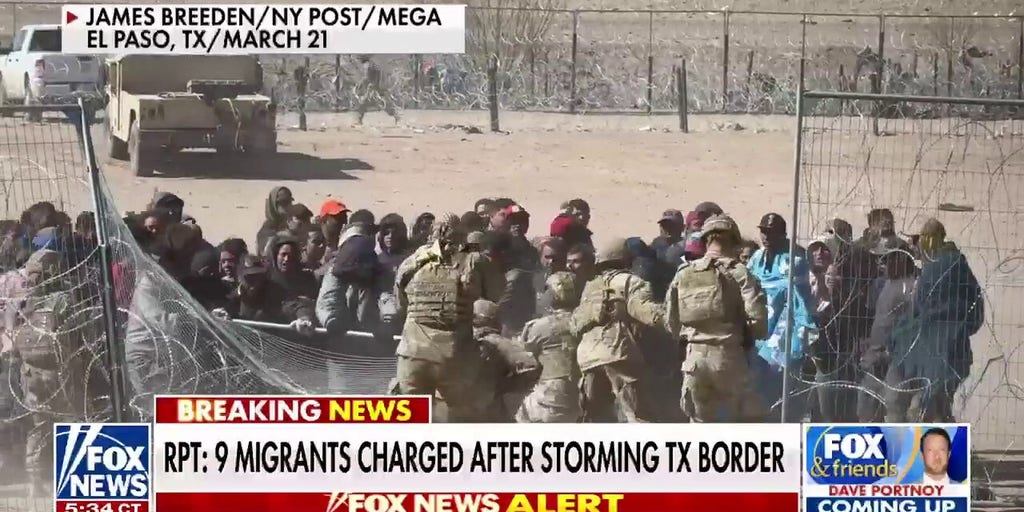 Nine migrants charged with assault, inciting a riot after storming ...
