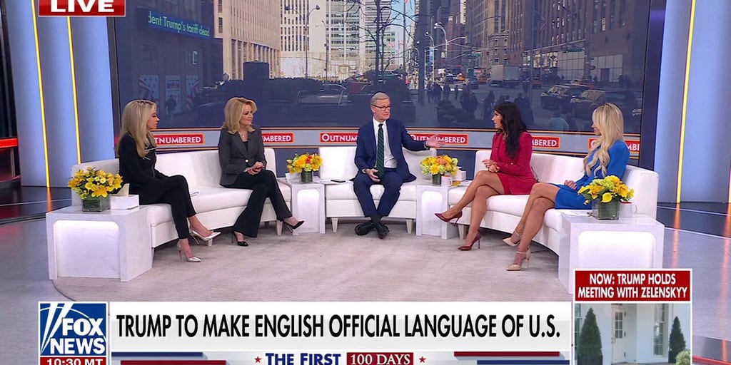 Trump to sign order declaring English as the official language of the US | Fox News Video