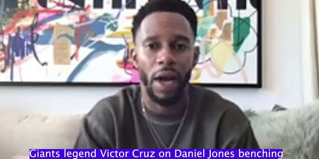 New York Giants legend Victor Cruz reacts to Daniel Jones' benching ...