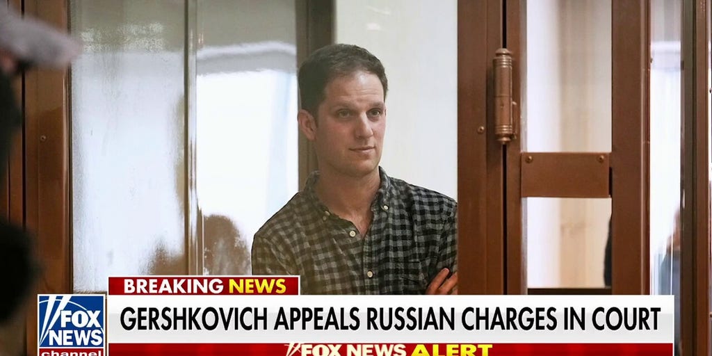 First video emerges of WSJ reporter from inside Russian courtroom | Fox ...