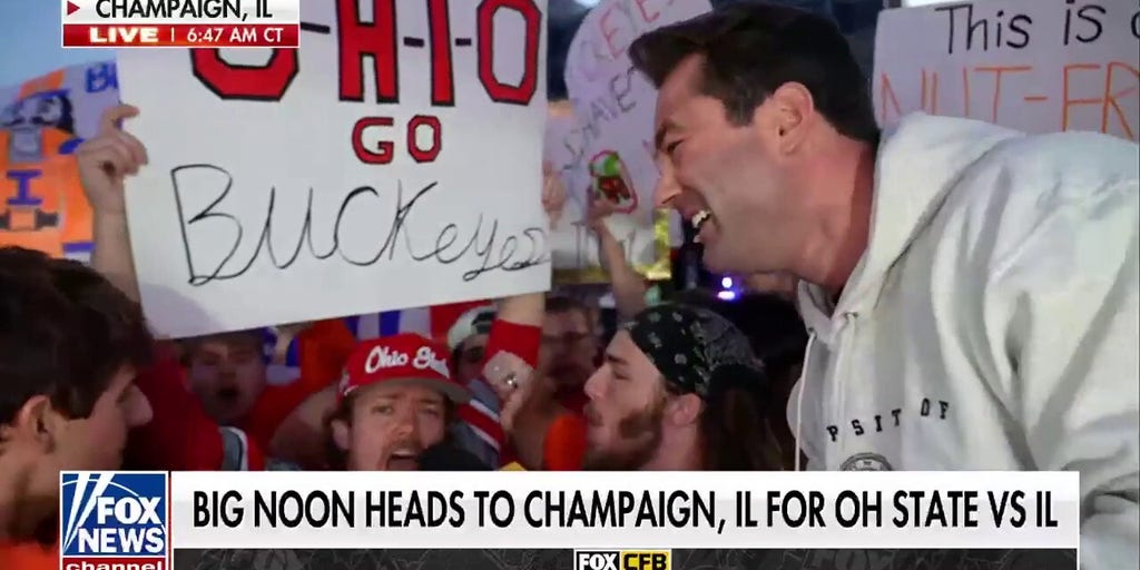 Illinois, Ohio State fans gear up for Big Noon Kickoff | Fox News Video