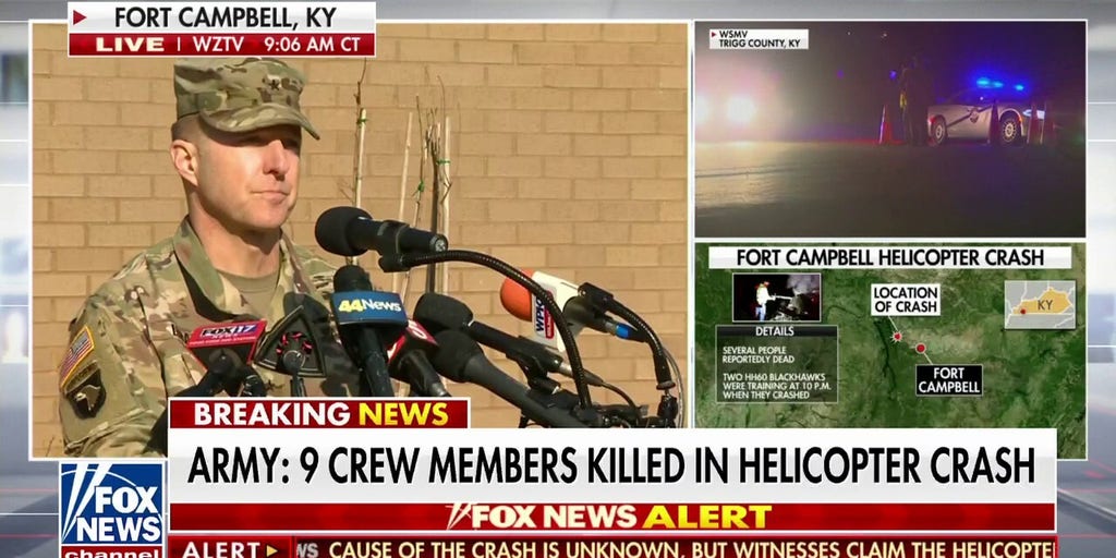 9 Army service members killed in helicopter crash | Fox News Video