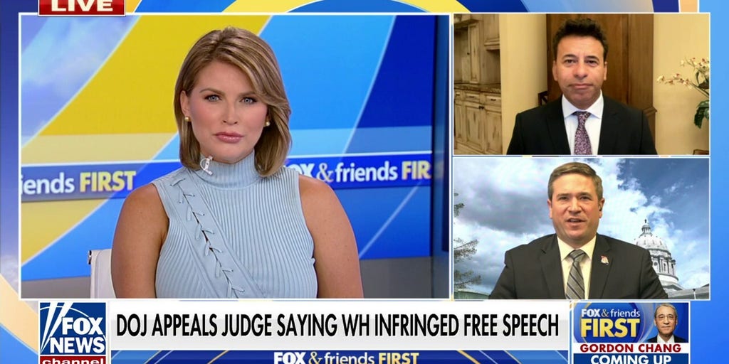 DOJ appeals judge alleges Biden admin censored free speech with Big Tech | Fox News Video