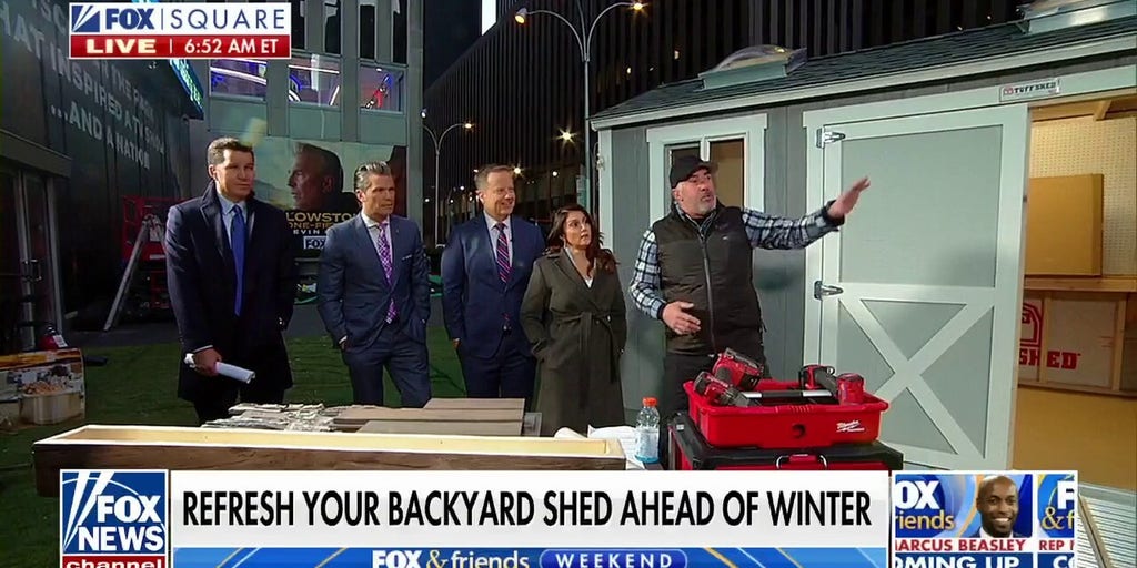 'Fox & Friends Weekend' learns how to build a he-shed, she-shed | Fox News Video