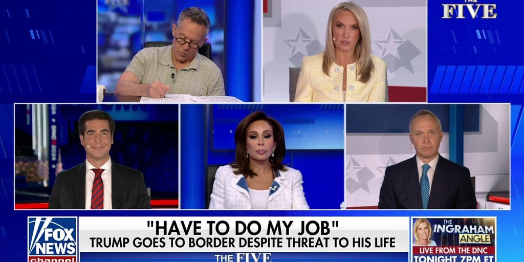'The Five': Trump goes down to the border despite threat on his life ...