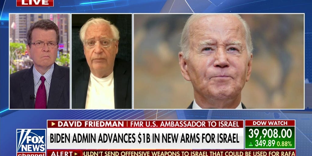 David Friedman: Biden's $1B in new arms for Israel 'won't get there in ...