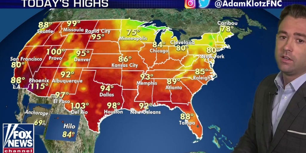 National forecast for Monday, August 17 | Fox News Video
