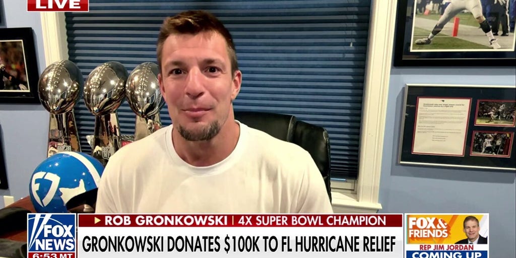 NFL star Rob Gronkowski raises money for Milton relief | Fox News Video