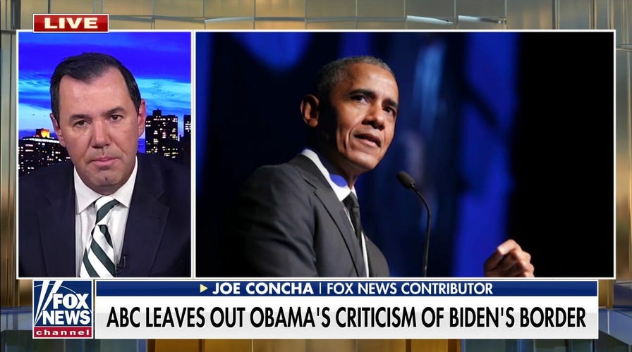 Joe Concha slams ABC for excluding Obama's border criticism from TV ... Joe Concha slams ABC for excluding Obama's border criticism from TV ...