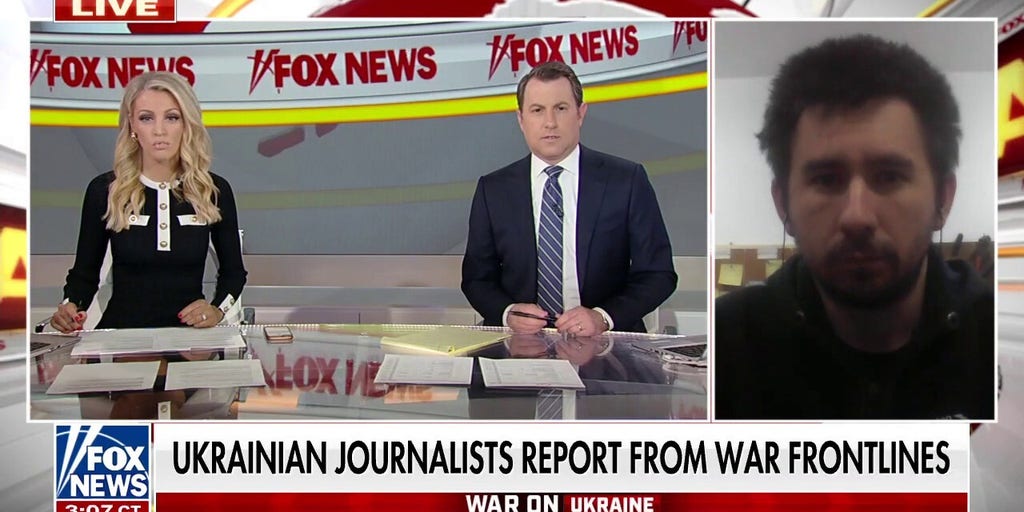 Ukrainian journalists report on war from frontlines as Russian invasion ...