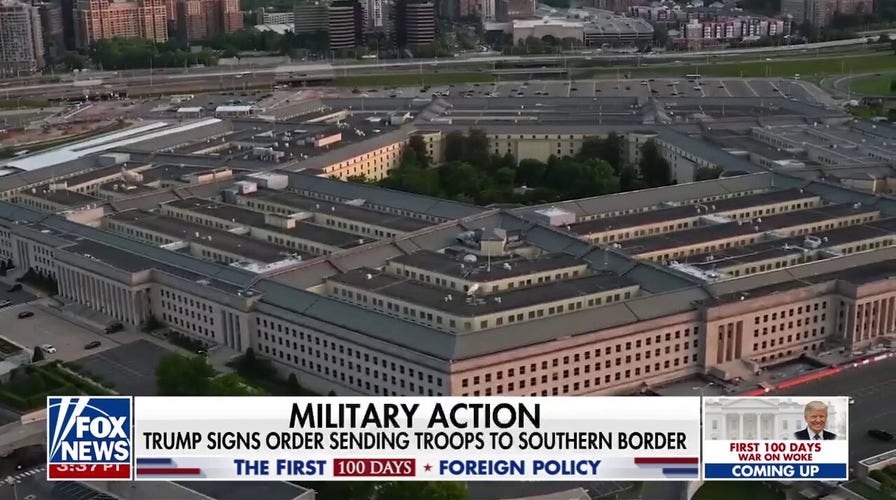 Trump orders active-duty troops to the US southern border | Fox News Video