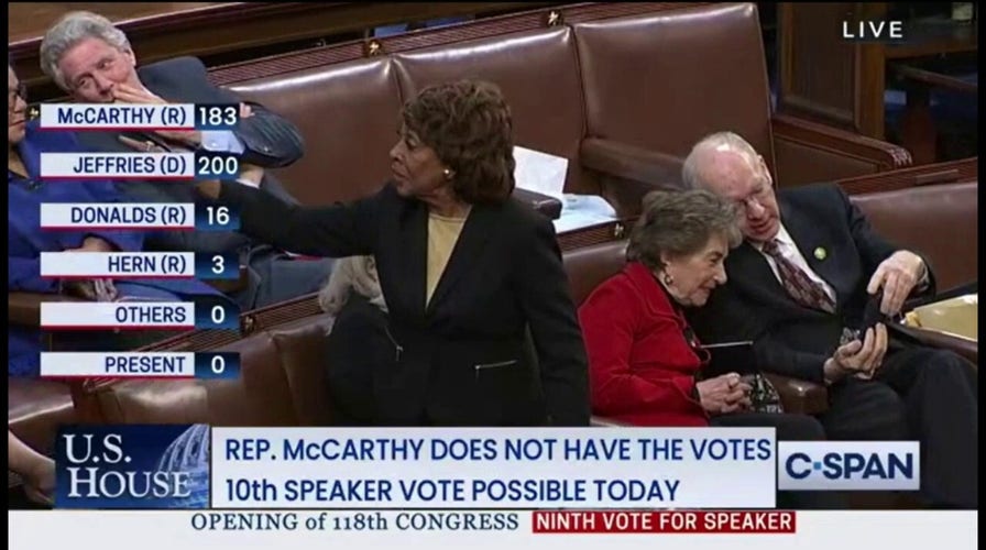 Rep.-elect Maxine Waters appears to get in shouting match with ... Rep.-elect Maxine Waters appears to get in shouting match with ...