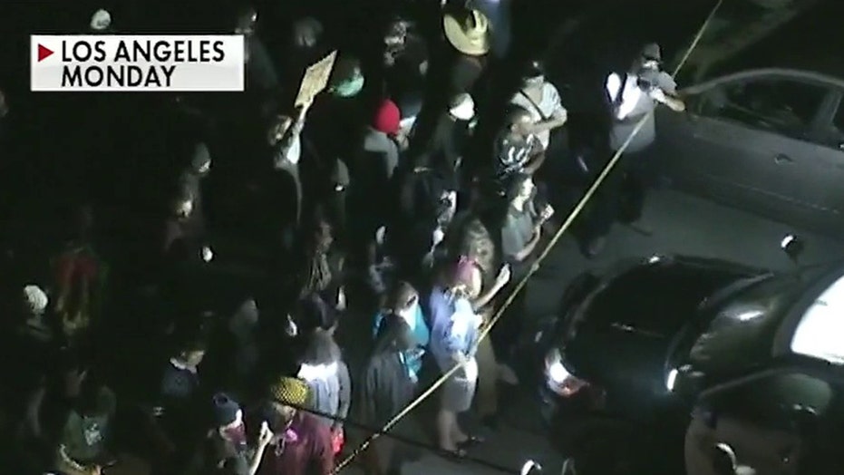 Protests Erupt In Southern Los Angeles After Black Man Killed By