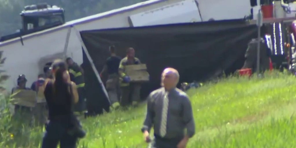 Emergency crews respond to devastating tour bus crash in rural New York ...