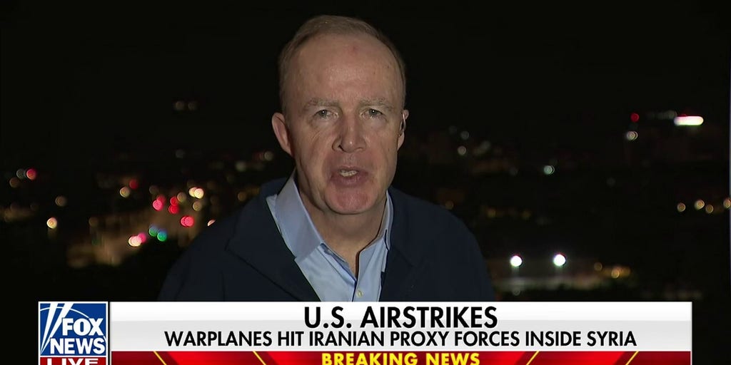 War planes hit Iranian proxy forces inside Syria | Fox News Video