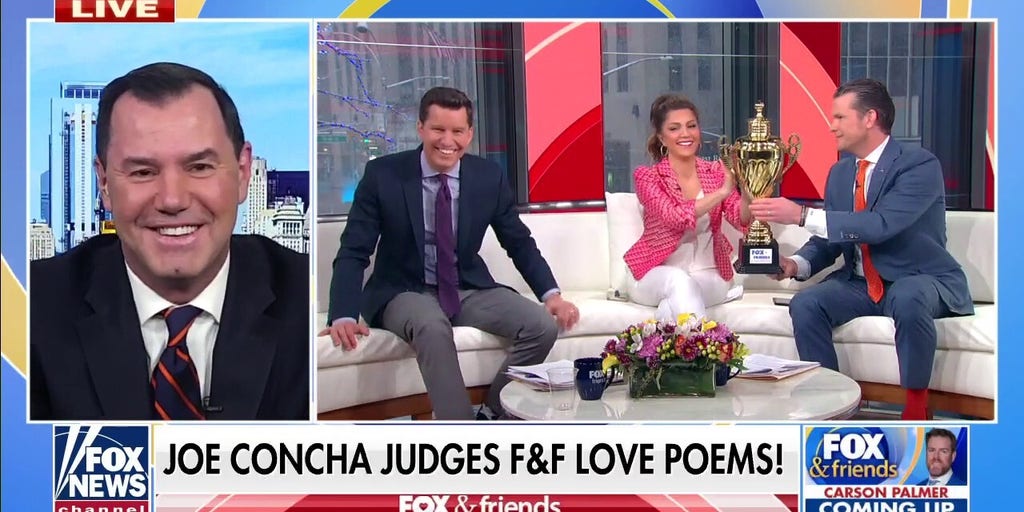Joe Concha judges 'Fox & Friends Weekend' Valentine's Day poetry ...