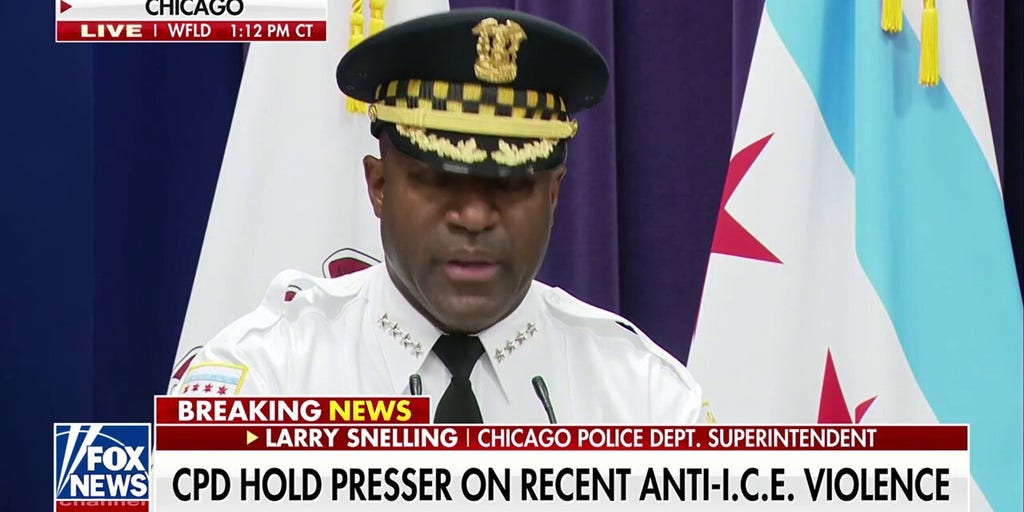 Chicago Police Superintendent Larry Snelling discusses ICE shooting ...