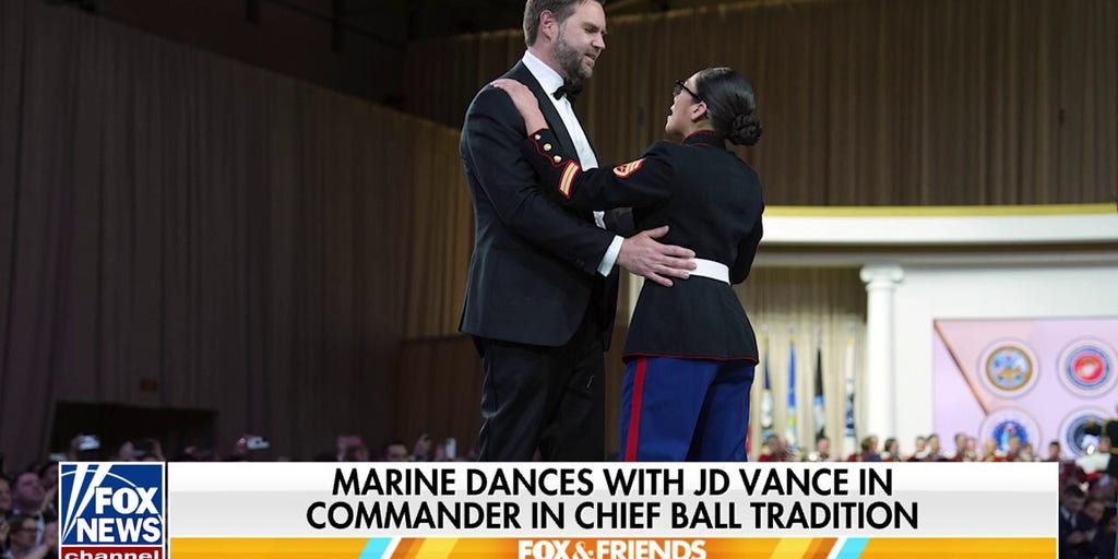 Marine reflects on dancing with JD Vance at Commander in Chief Ball ...