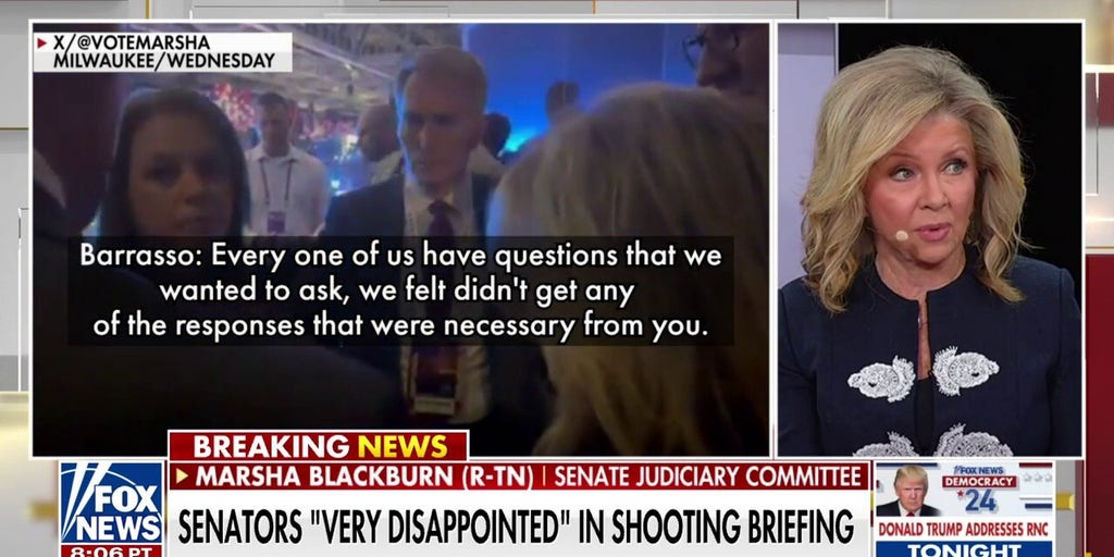 Sen. Marsha Blackburn speaks out after confronting Secret Service ...
