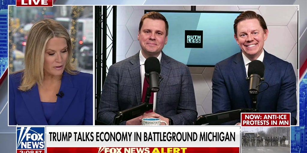 Trump says ‘inflation is defeated’ in Detroit speech | Fox News Video