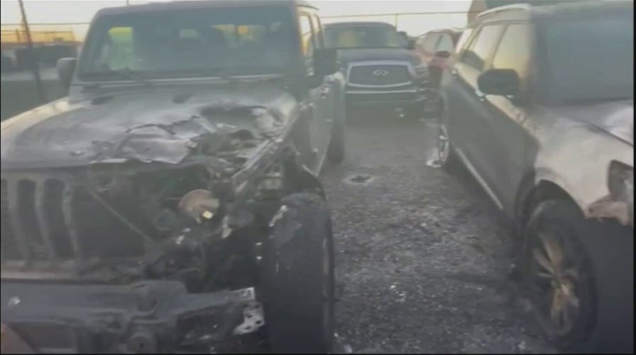 Biden’s Secret Service rental vehicles burst into flames after he left ... Biden’s Secret Service rental vehicles burst into flames after he left ...