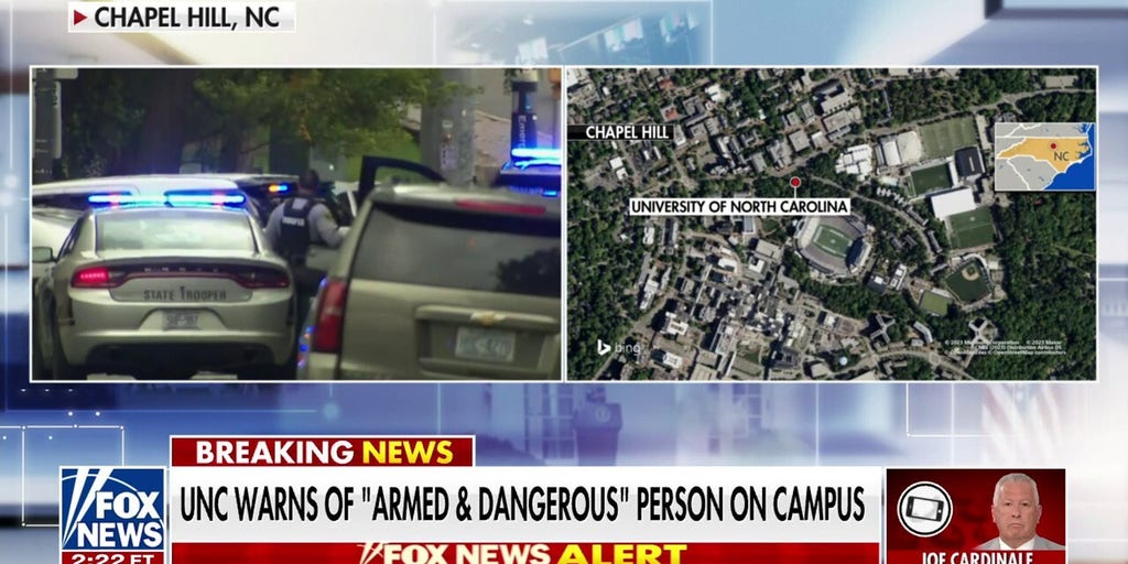 UNC warns of 'armed and dangerous person' on campus | Fox News Video
